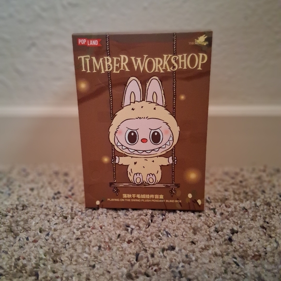 Labubu | Toys | Pop Mart Pop Land Timber Workshop Labubu Blind Box ...